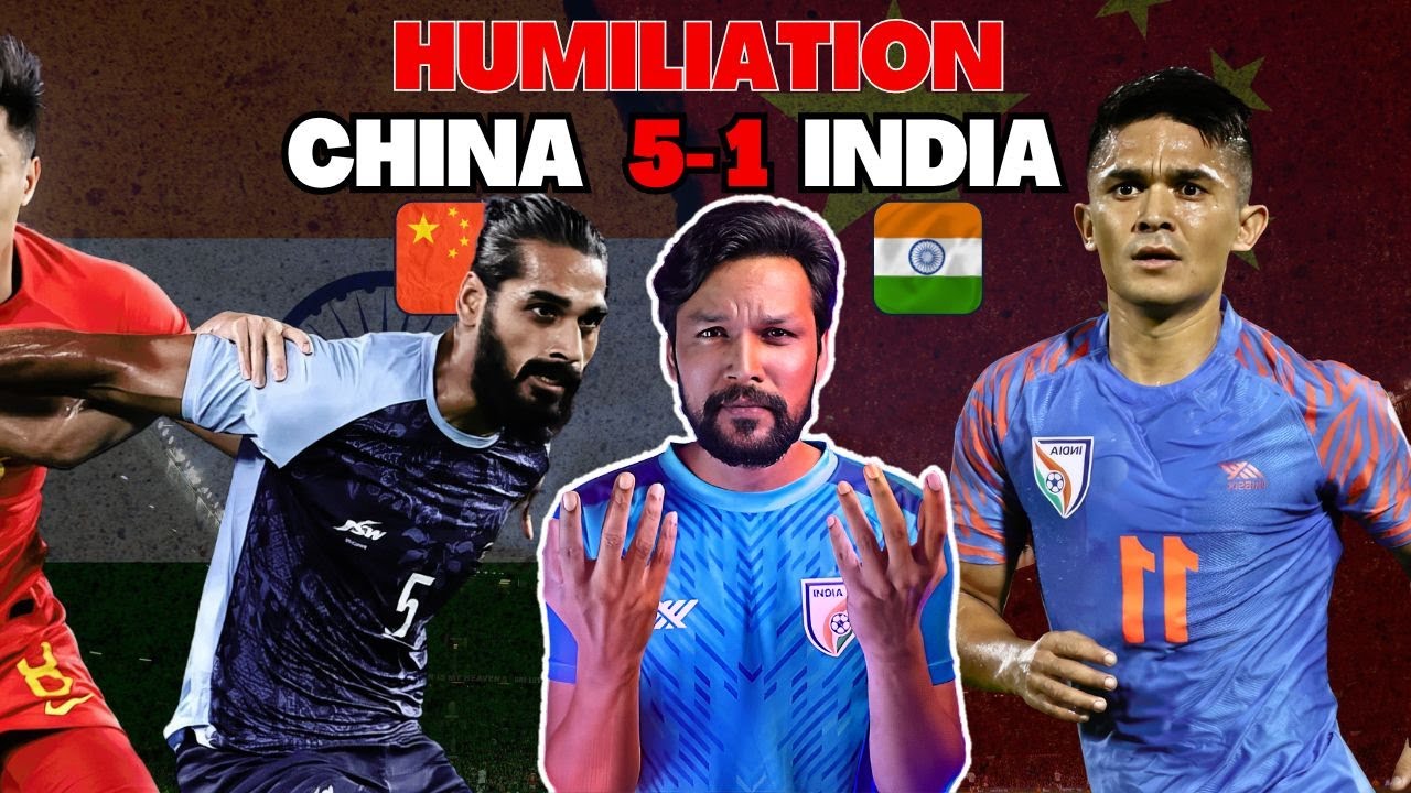 India 1 vs 5 China | A Painful Day for Indian Football! #indianfootball ...