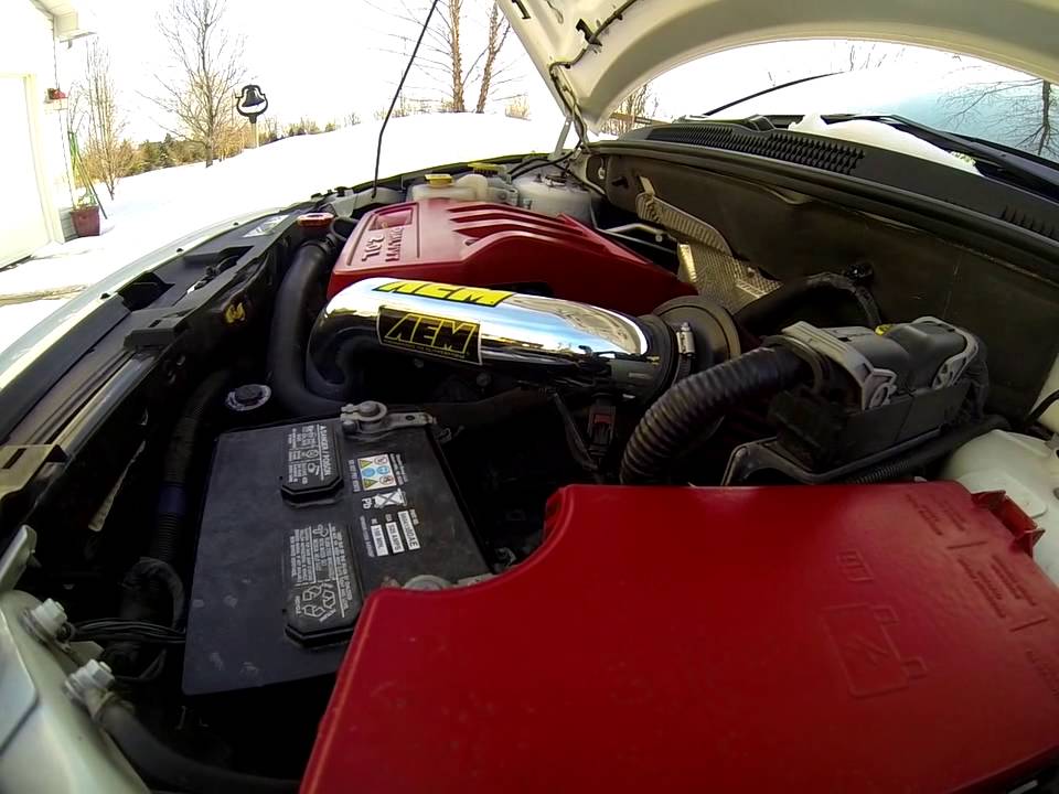 Dodge caliber Intake noise - YouTube