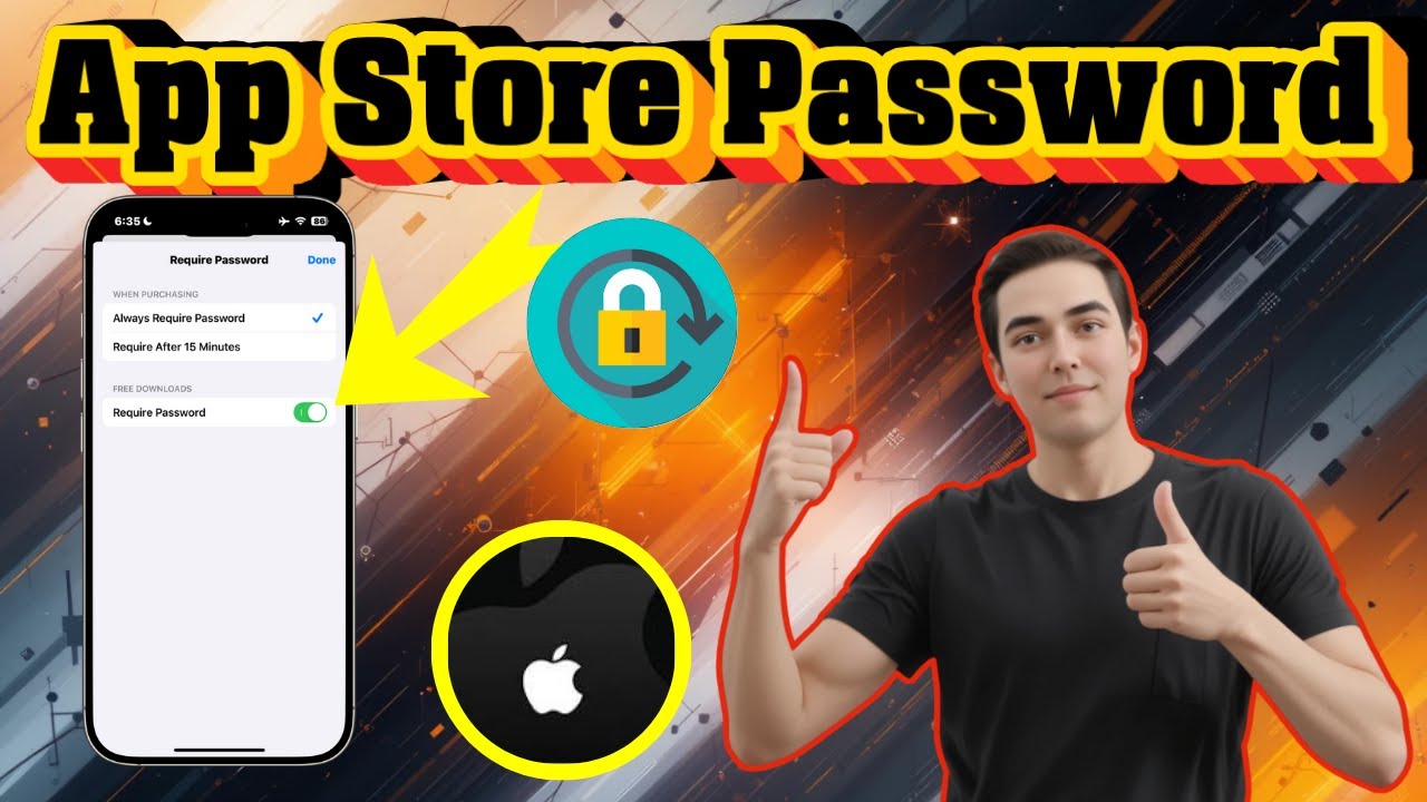 How To Turn On Password For App Store - Step-by-Step Guide - YouTube