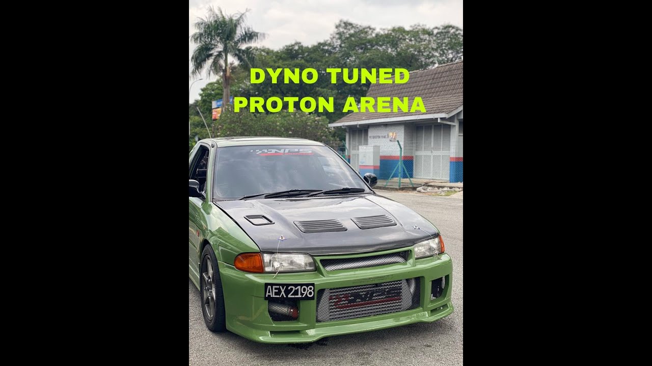 PROTON ARENA ( jumbuck ) 4G63T EVO 3 DYNO !! - YouTube