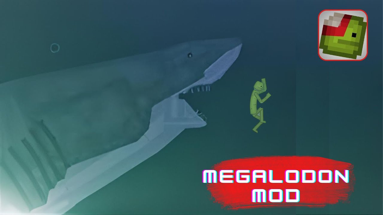 Megalodon Mod in Melon Playground 14.0 - Concept (People Playground Mod ...