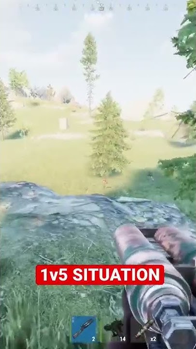 What to do when in a 1v5 situation on Rust Console! - YouTube