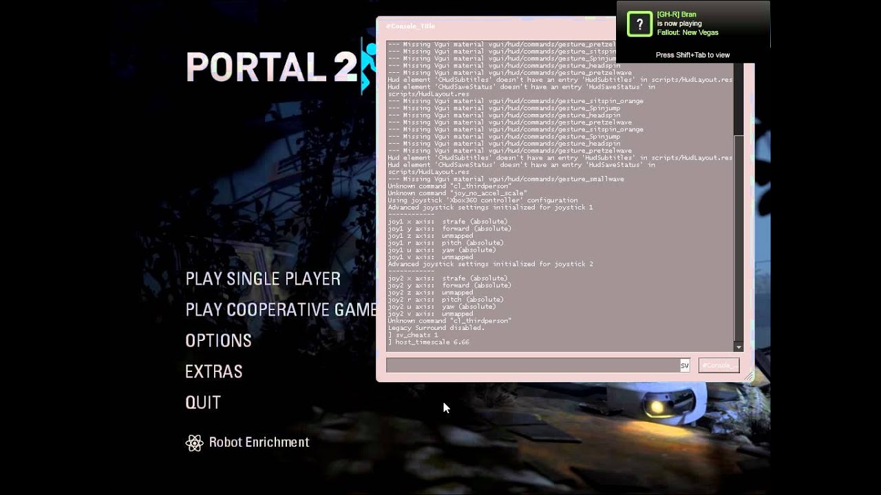 Portal 2 menu theme speeded up 6.66 times - YouTube