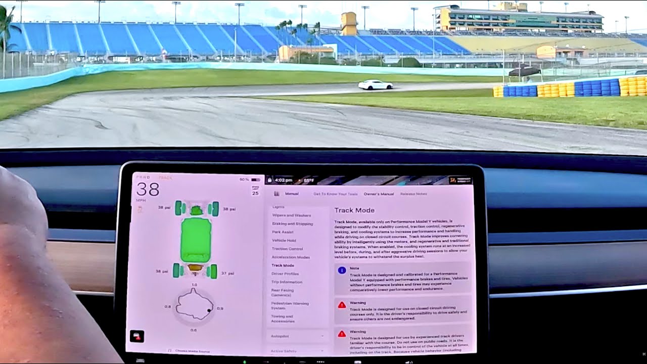 Thirteen minutes of track mode in 2024 Model Y Performance - YouTube