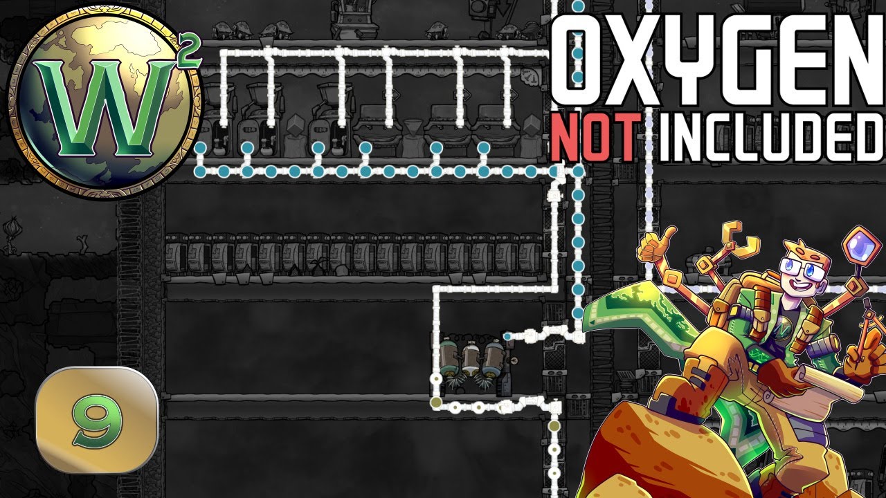 Oxygen Not Included, Rime World, Episode 9: Closed Loop Bathroom - Let ...