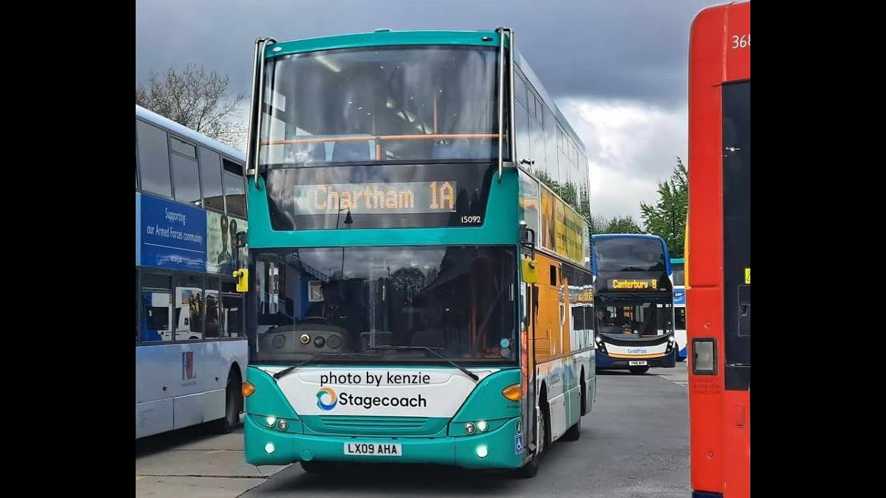 Kickdown! 15092 LX09 AHA - Stagecoach Scania Omnicity - YouTube