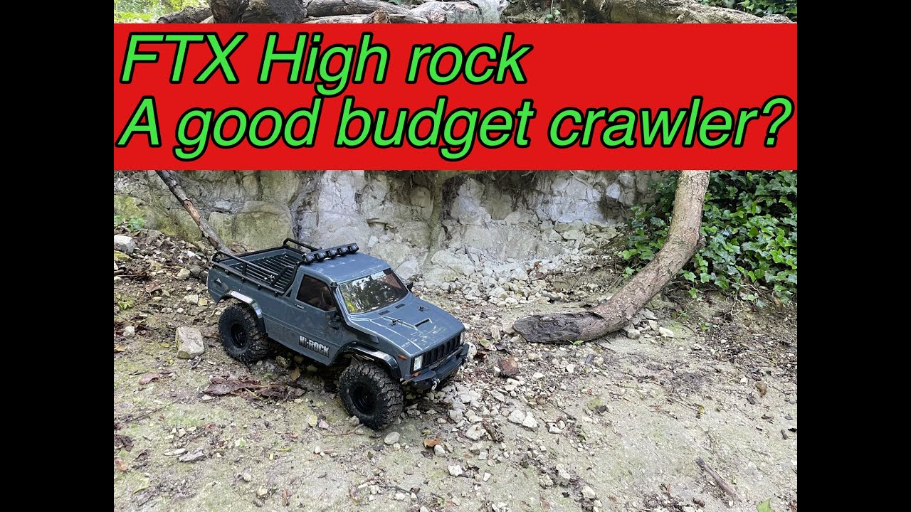 Ftx outback High rock rc Crawling car a noob learning to crawl - YouTube