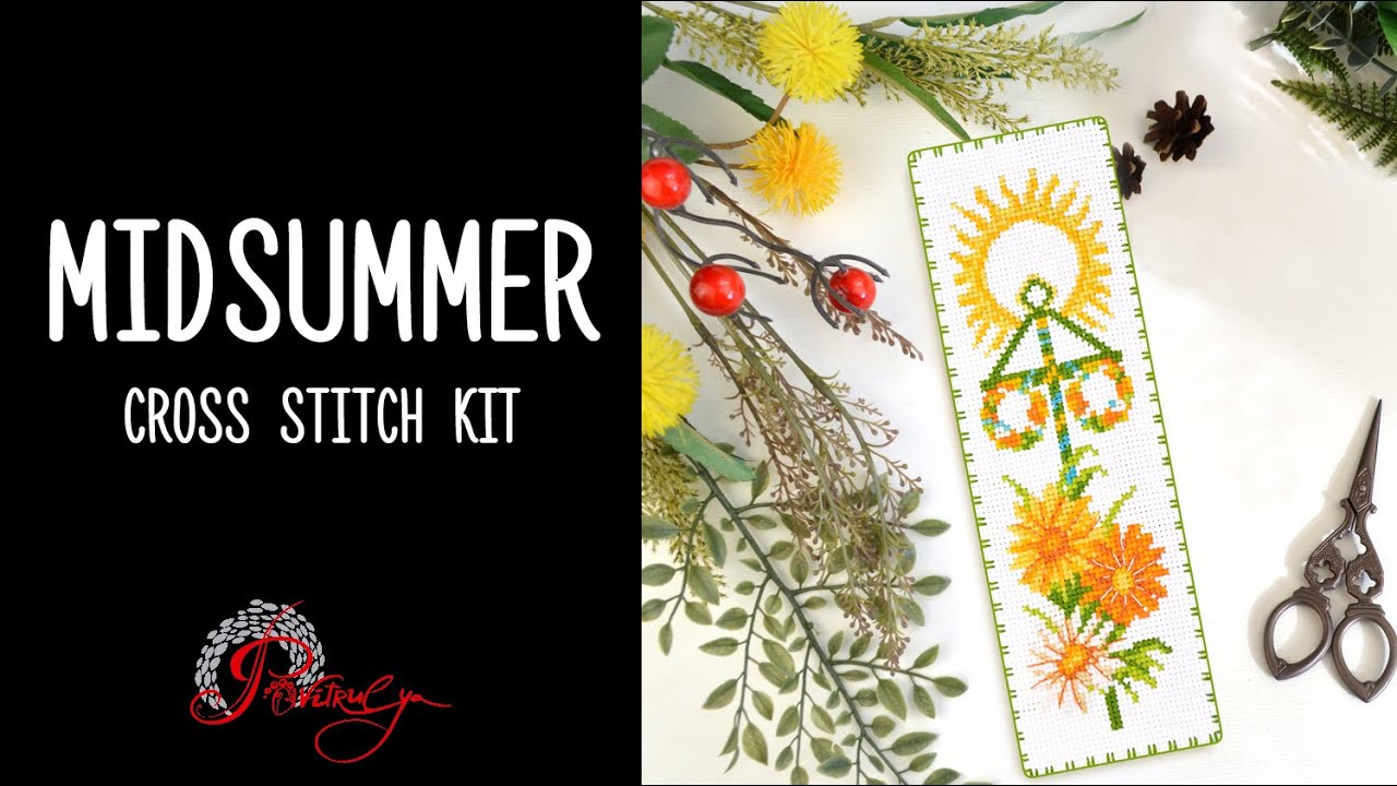 Midsummer Counted Cross Stitch Bookmark Kit #bookmark # ...