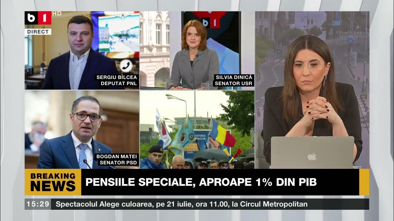 “Mare păcat că statul investește într-un om care la 45 de ani iese la pensie” B1TV_ 24 iunie ...