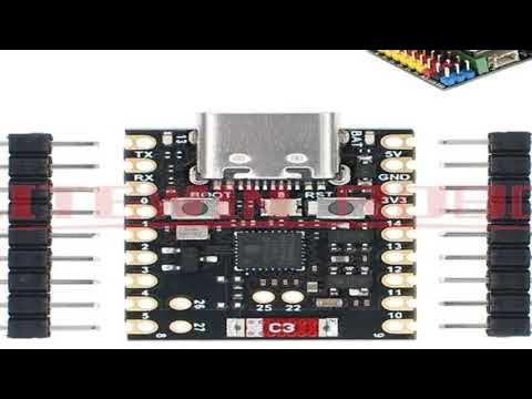 ESP32-H2 Supermini Development Board Single-chip Machine Programming Learning Controller core ...