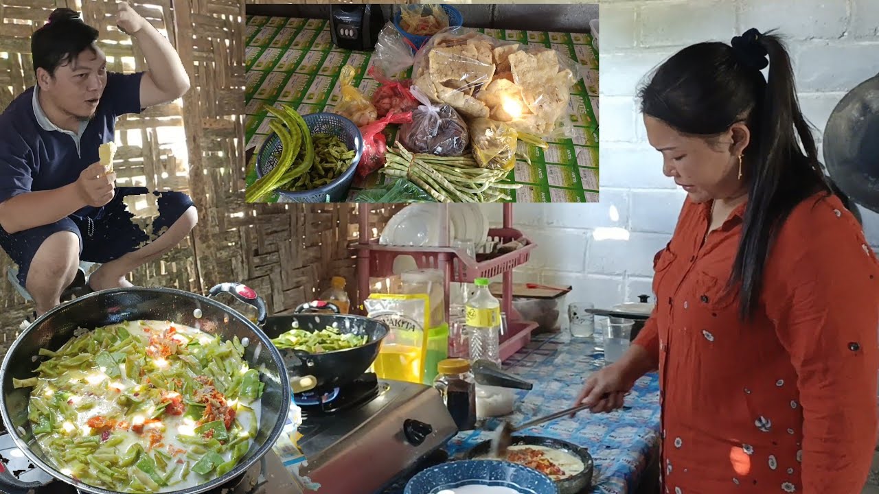 masak sayur campor sari di buat blendrang satu wajan lauk ikan asin ...
