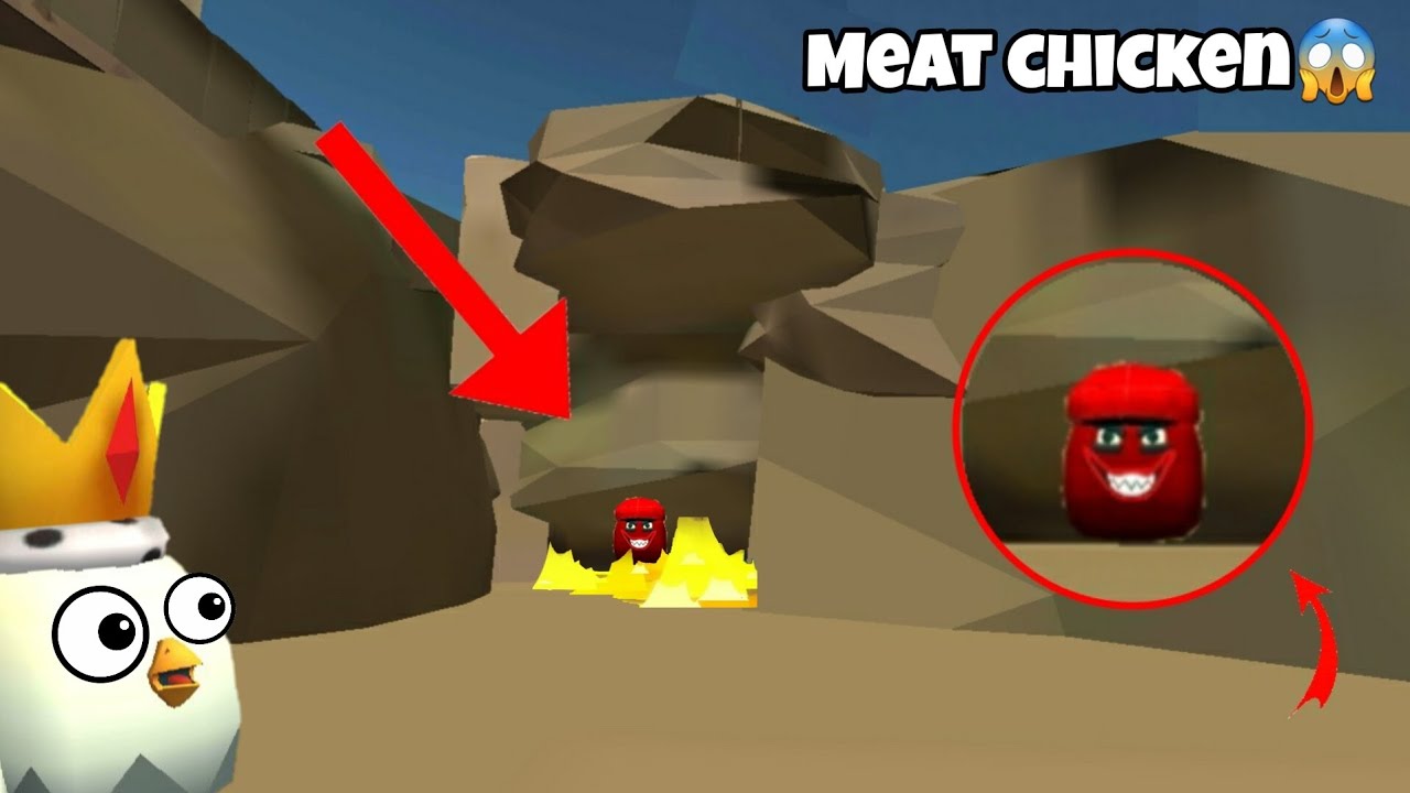 Secret meat chicken cave and 5 more secrets in chicken gun 3.4.0 update ...