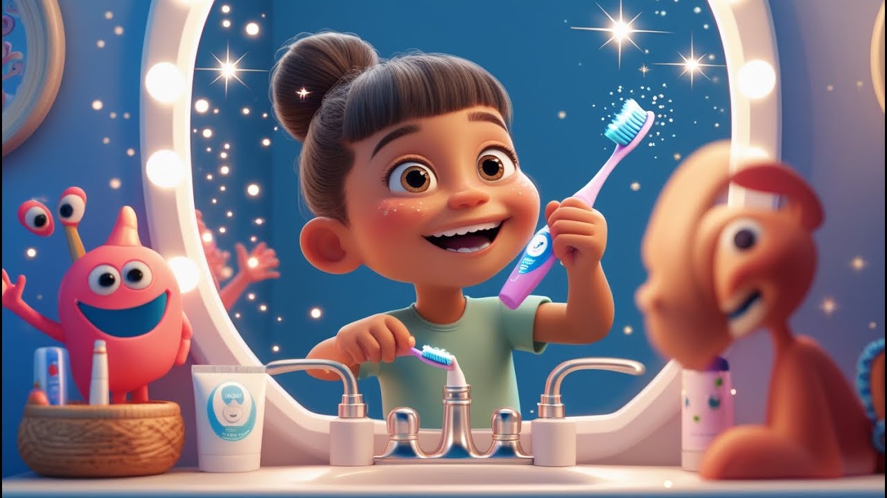 Brush Your Teeth and Sparkle Bright | Fun Kids Toothbrushing Song - YouTube