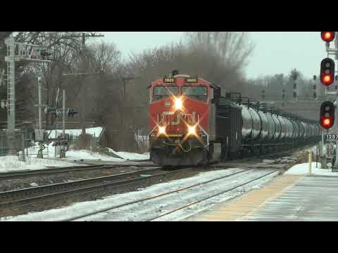 CN Train 368 Eastbound March 4, 2025 - YouTube