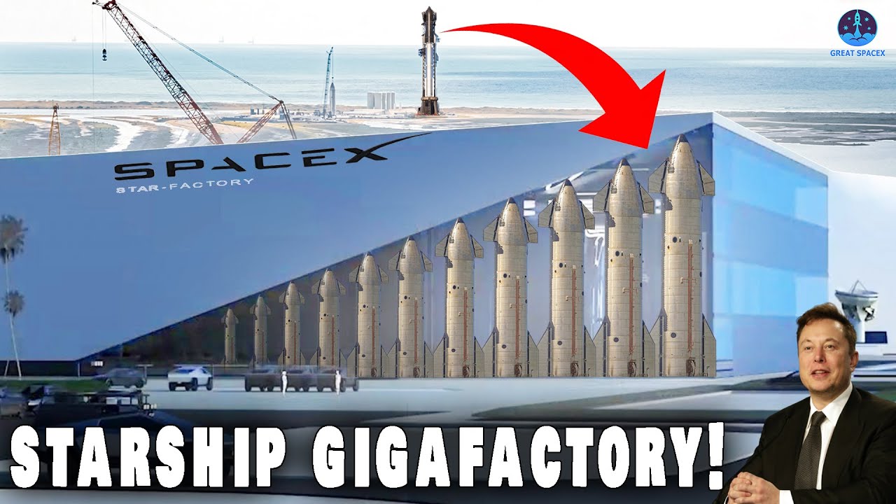 SpaceX builds Starship Gigafactory is totally mind-blowing, unlike others... - YouTube