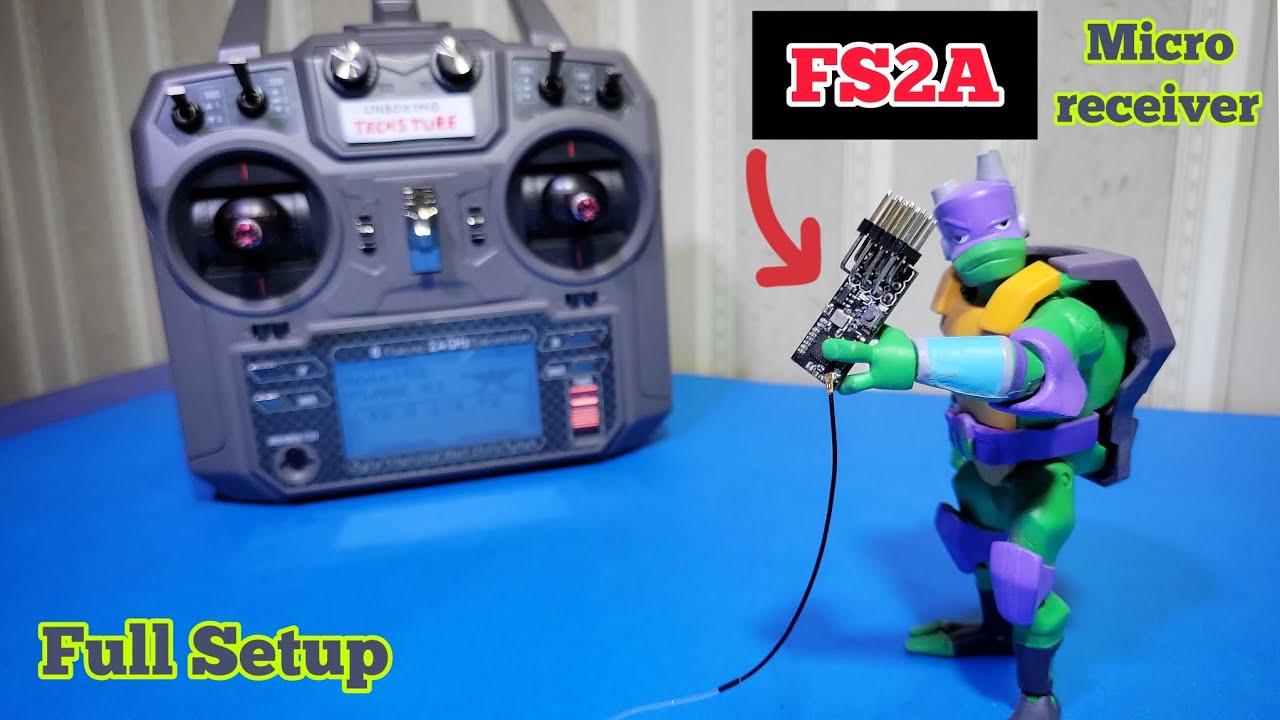 Flysky FS2A Micro Receiver: Full Setup and Testing - YouTube