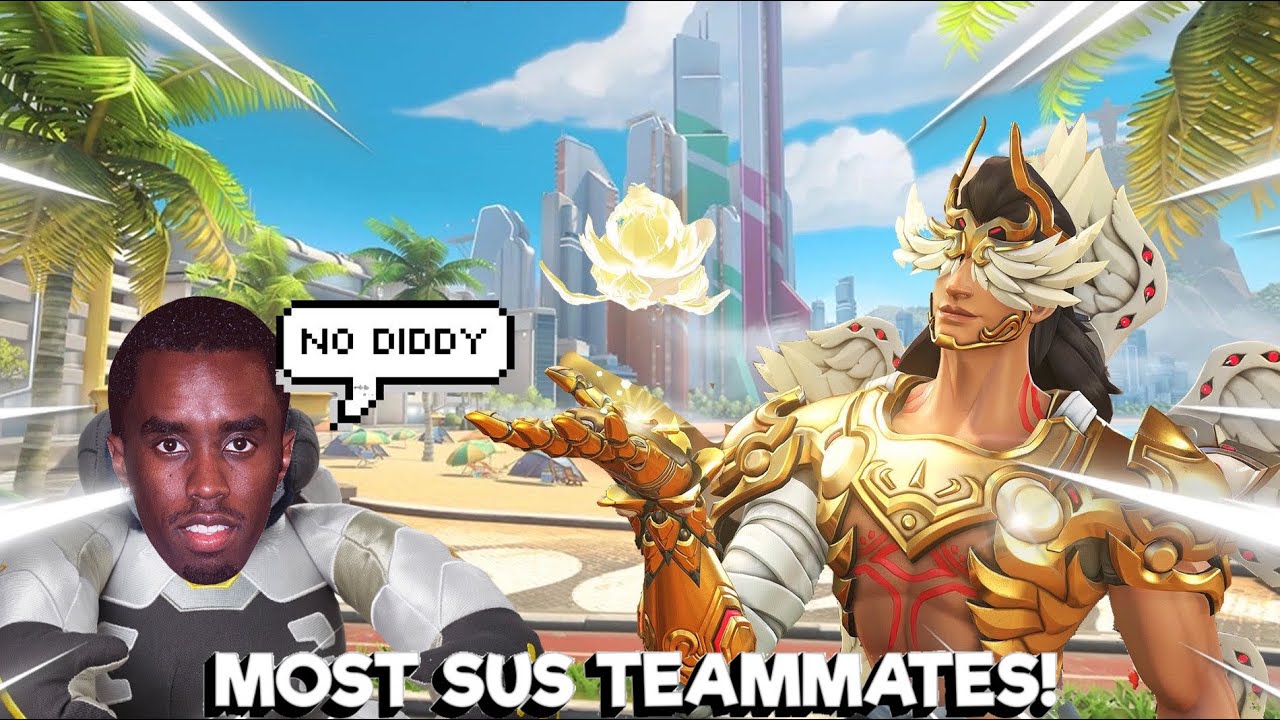 I WAS MATCHED UP WITH THE MOST SUS TEAMMATES IN OW2! - YouTube