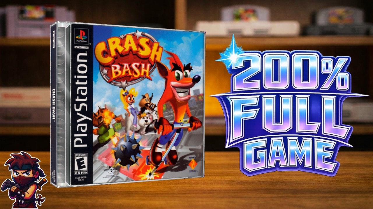 Crash Bash (PS1) | 200% Full Game Walkthrough - YouTube