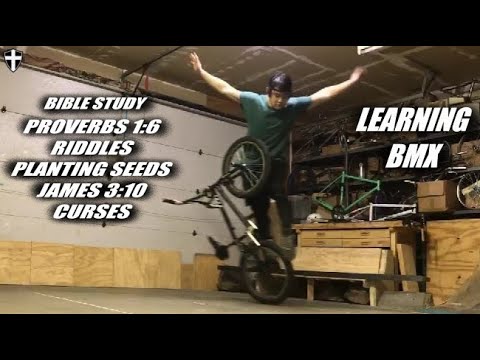 Day 638 (Learning BMX bike) Riddles & Curses Bible Study - YouTube