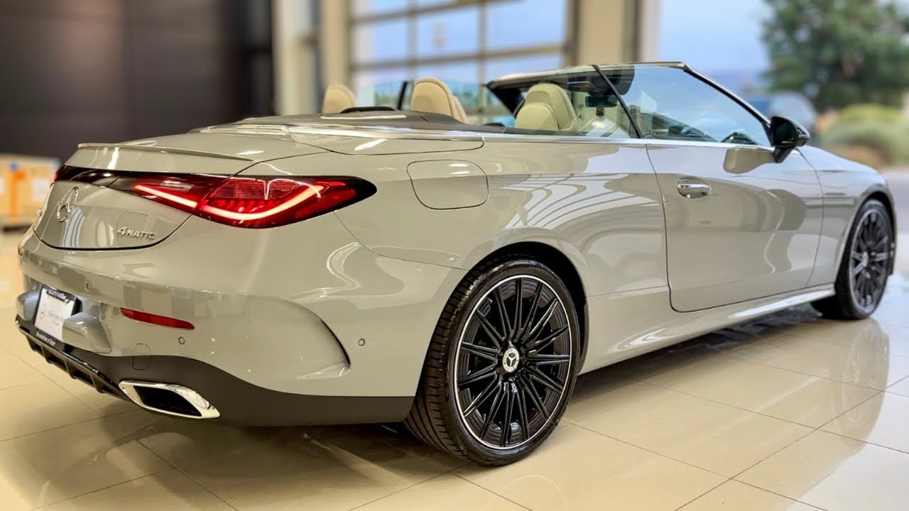 2026 Mercedes CLE 300 4MATIC Cabriolet - YouTube