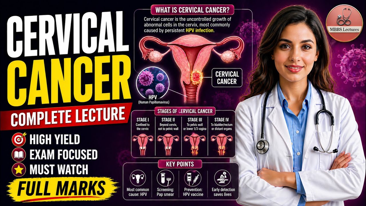 Gynae Chap#16 | Cervical Cancer 1/4 - YouTube
