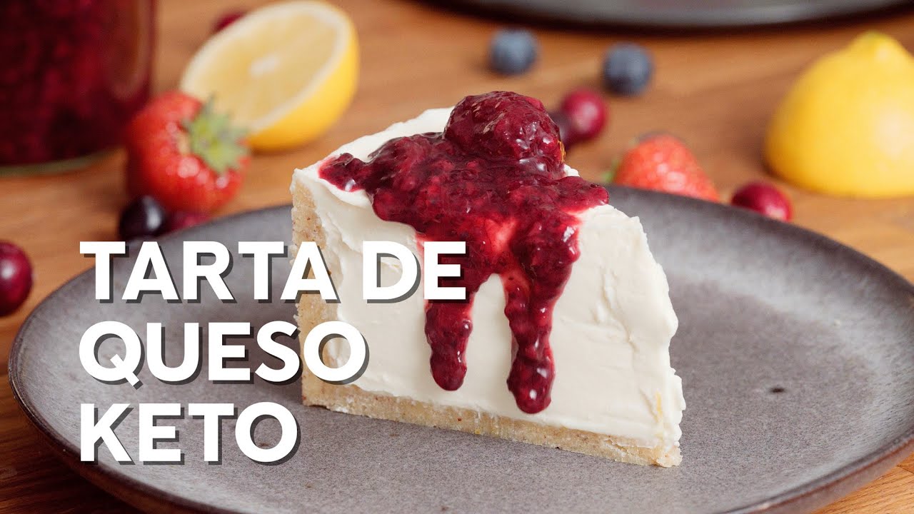 Receta: Tarta de queso keto (¡no requiere horno!) - YouTube