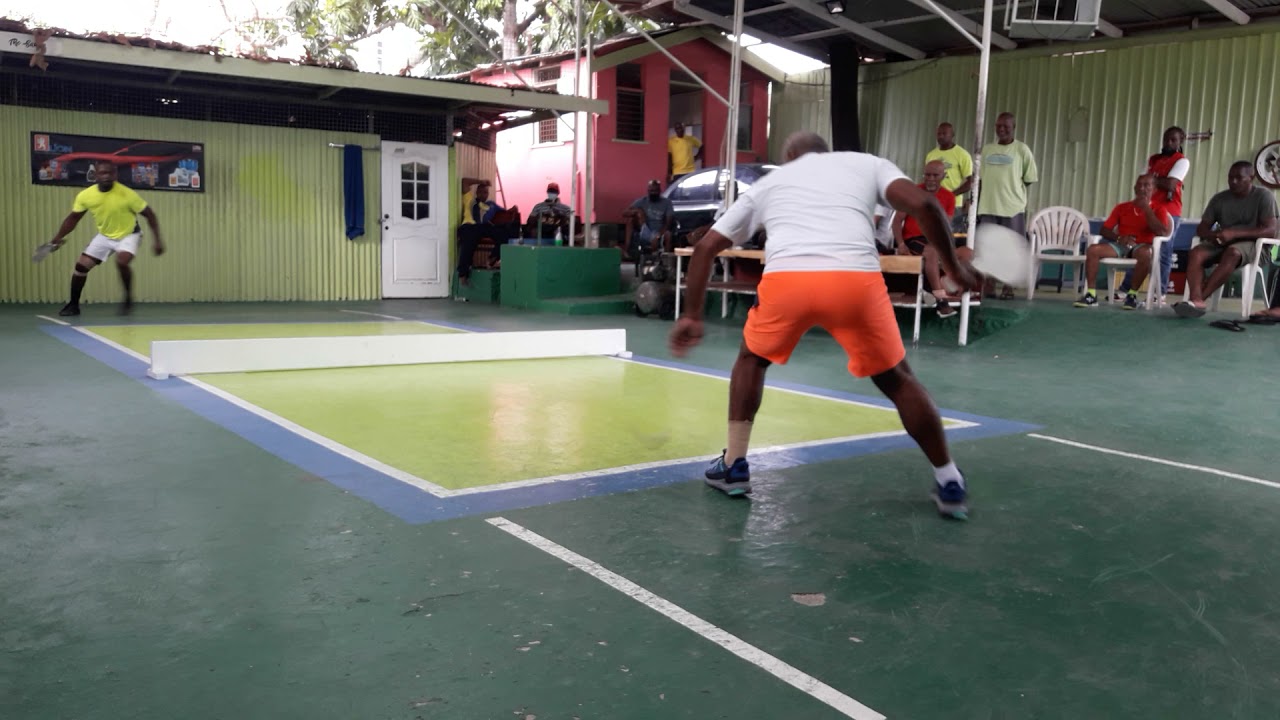 ROAD TENNIS IN BARBADOS - YouTube