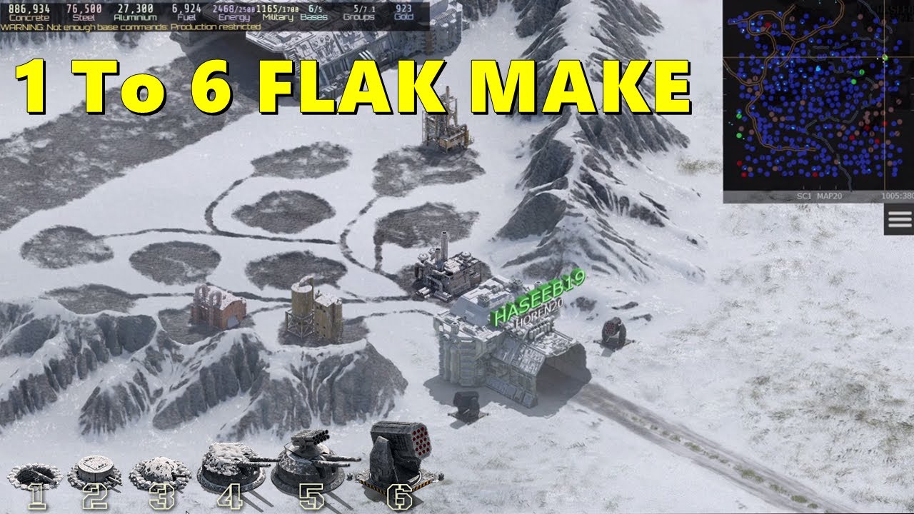 Strategy Combat 1 to 6 Flak Make | BAF Gamer - YouTube