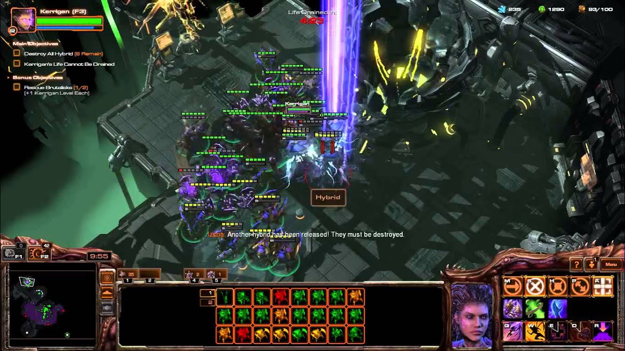 Starcraft II: Heart of the Swarm Brutal - Hand of Darkness - YouTube