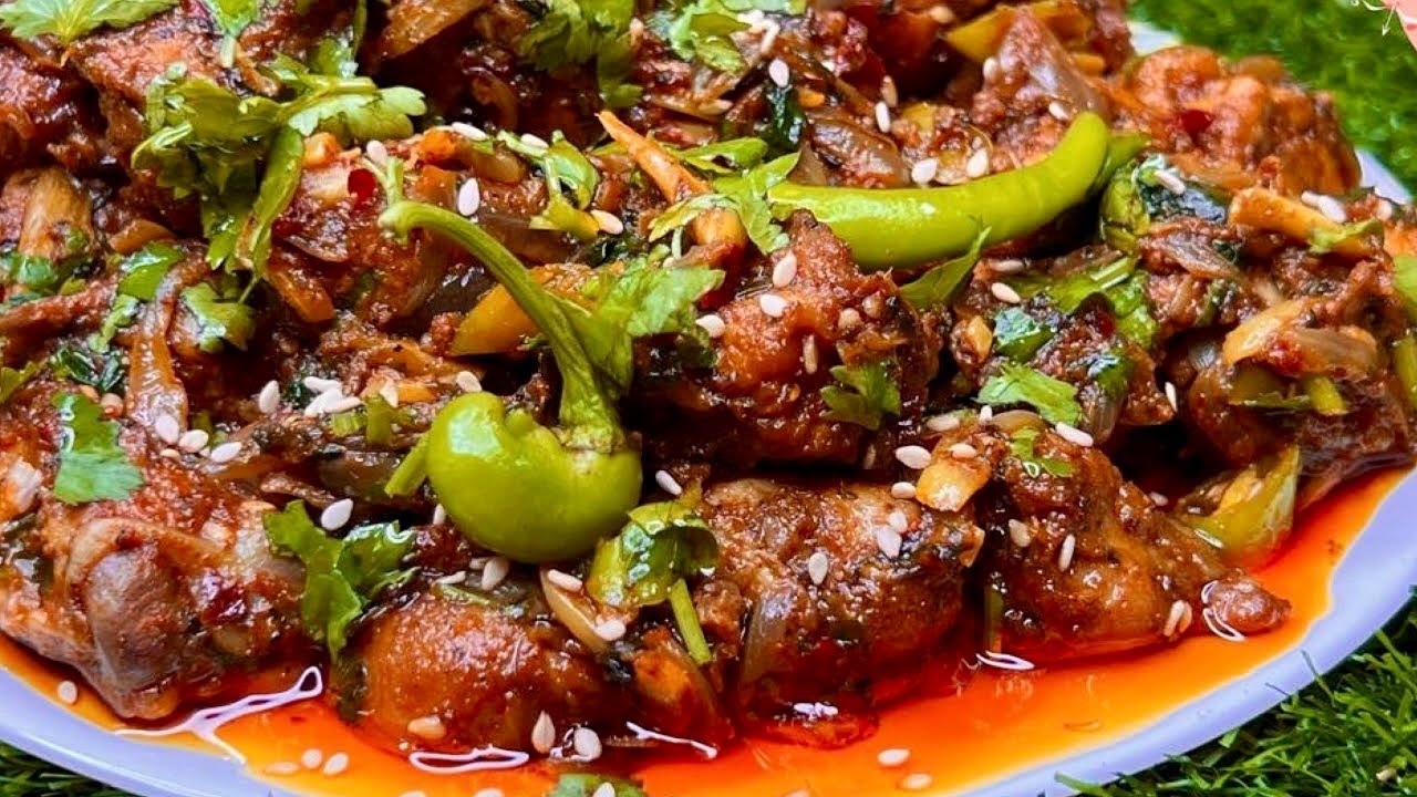 My Husband’s Favourite Lacchedaar LEHSUNI CHICKEN FRY - Garlic Chicken ...