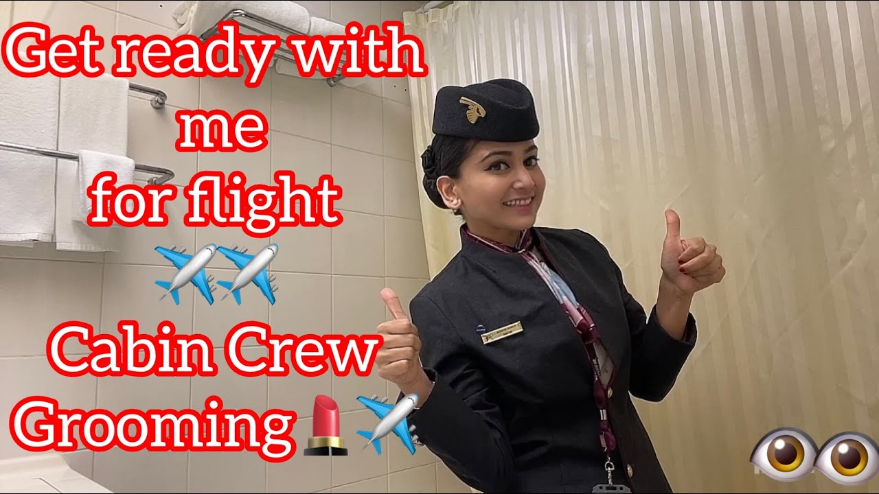 Get ready with me for flight|Life of a cabin crew|Inflight manager# ...