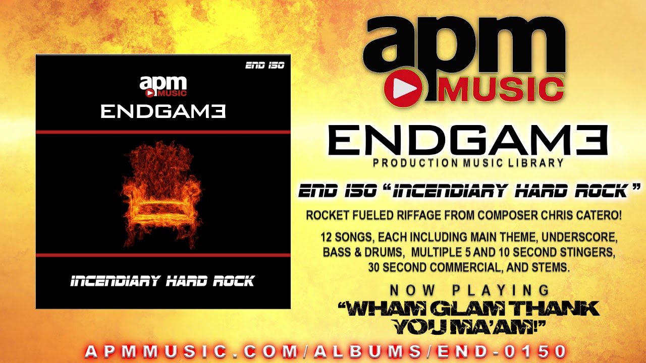APM Music Engame 150 "Incendiary Rock" Album Preview 1 - YouTube