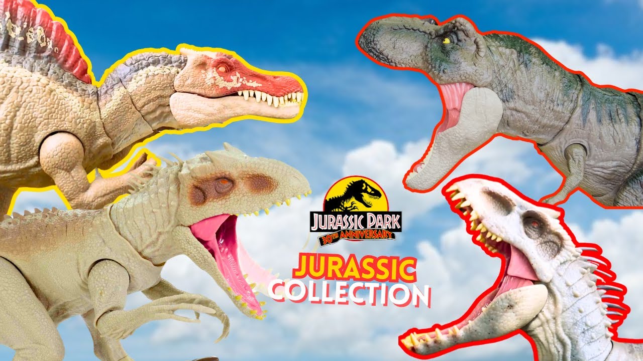 GIANT T-Rex VS I-REX Vs Indoraptor, Giganotosaurus | Jurassic Park ...