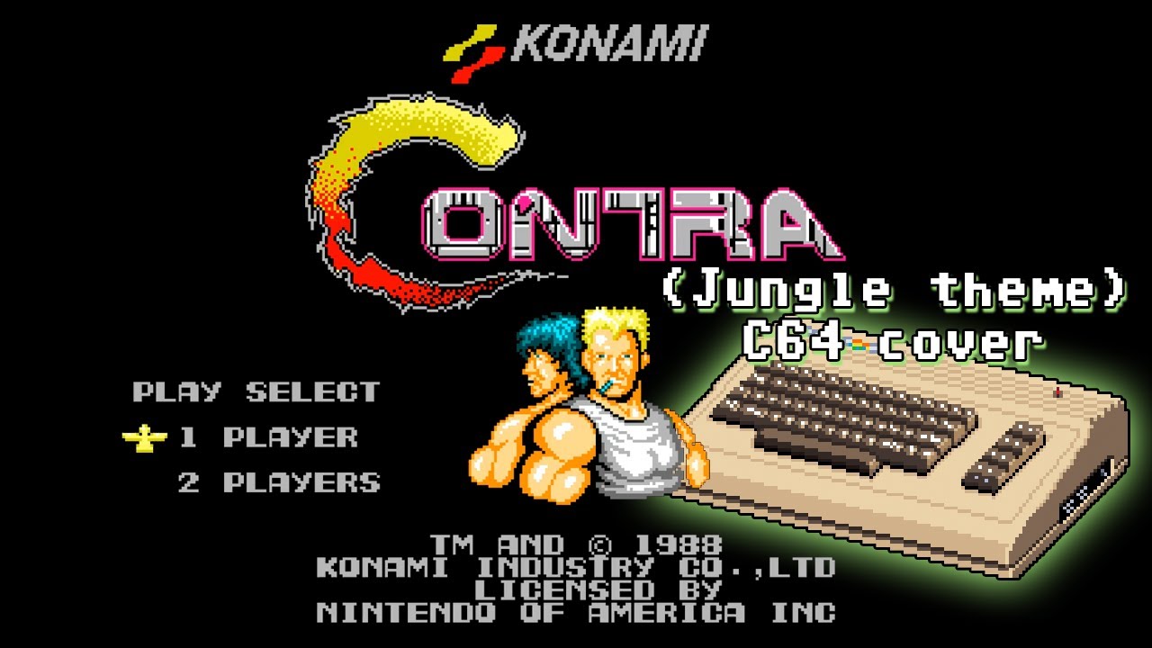 DJ Space - Contra [Jungle Theme] - Commodore 64 chiptune cover - YouTube