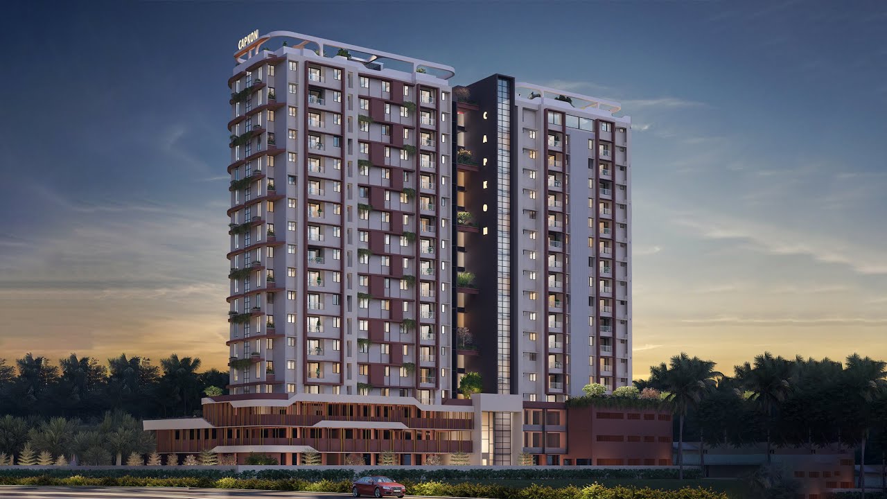Capkon Oasis | Modern Homes in Calicut - YouTube