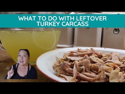 What To Do With Leftover Turkey Carcass |Turkey Soup Stock | Vlogmas ...