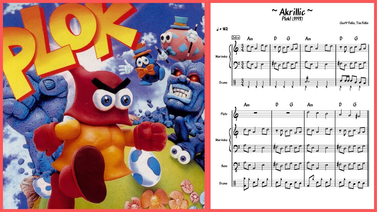 Akrillic - Plok! | SNES (1993) | Sheet Music / Score - YouTube