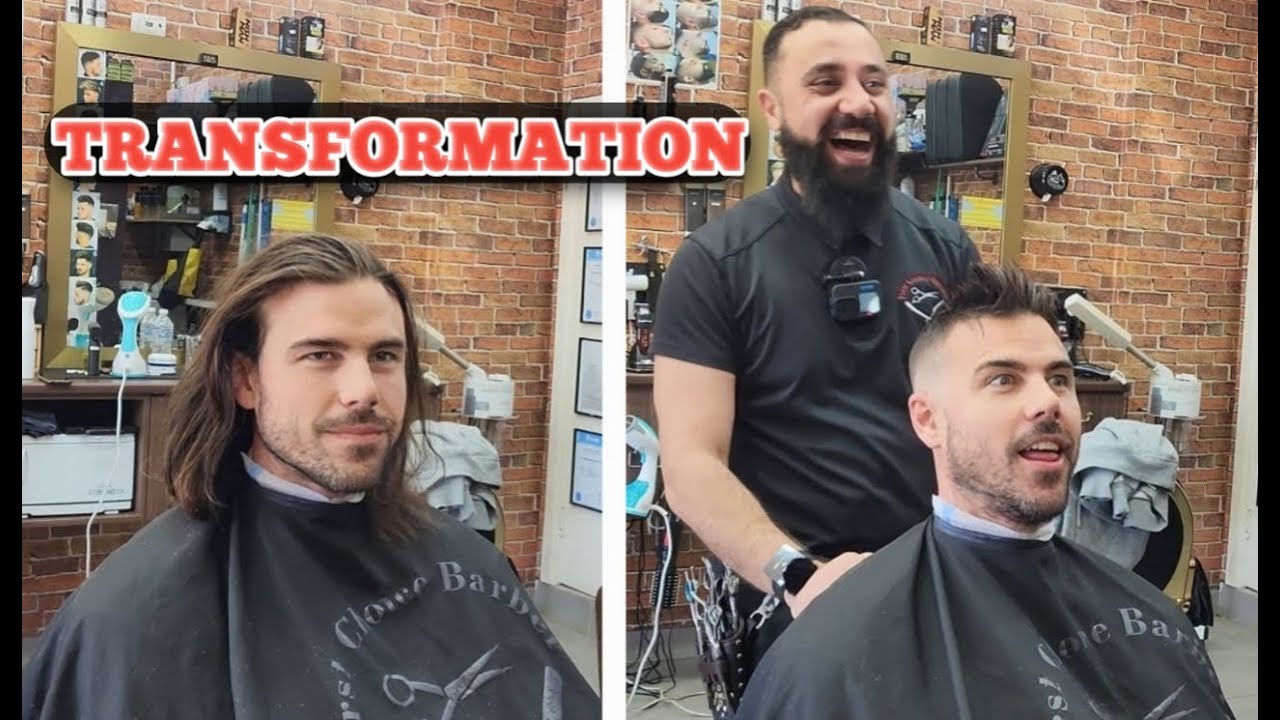 asmr barber - High Skin Fade Transformation: From Long to Short - YouTube