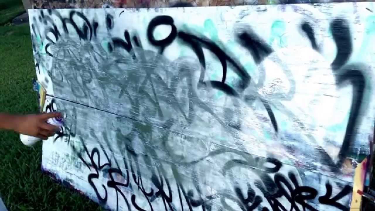 Graffiti throw-up tutorial - YouTube