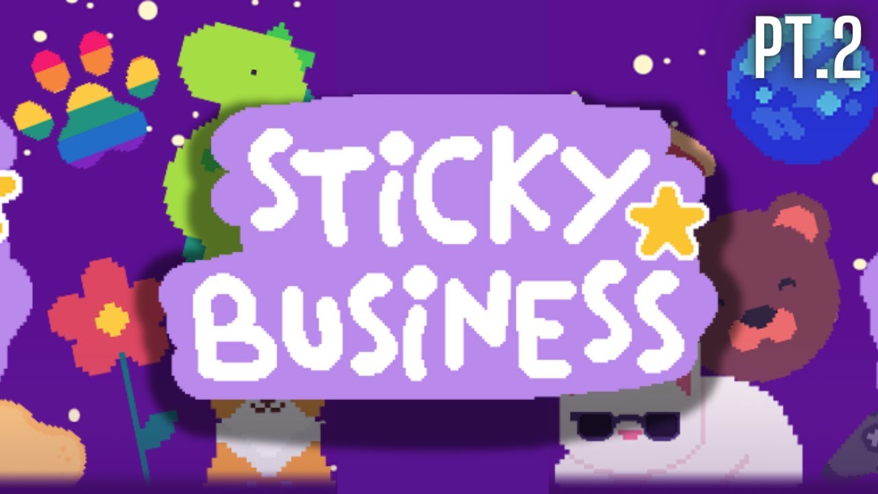 Let's Play Sticky Business | pt.2 | Making Even More Stickers and ...