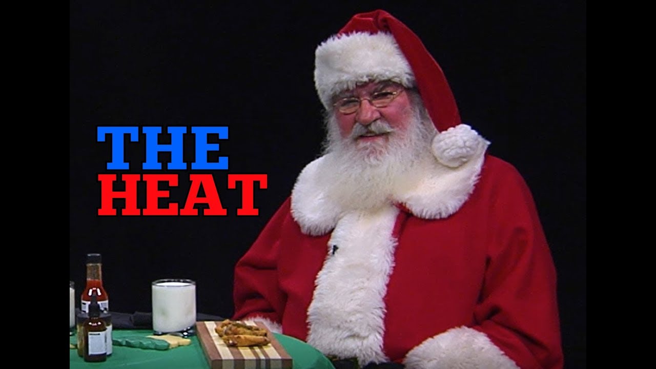 See Santa Sweat Eating Hot Wings - YouTube