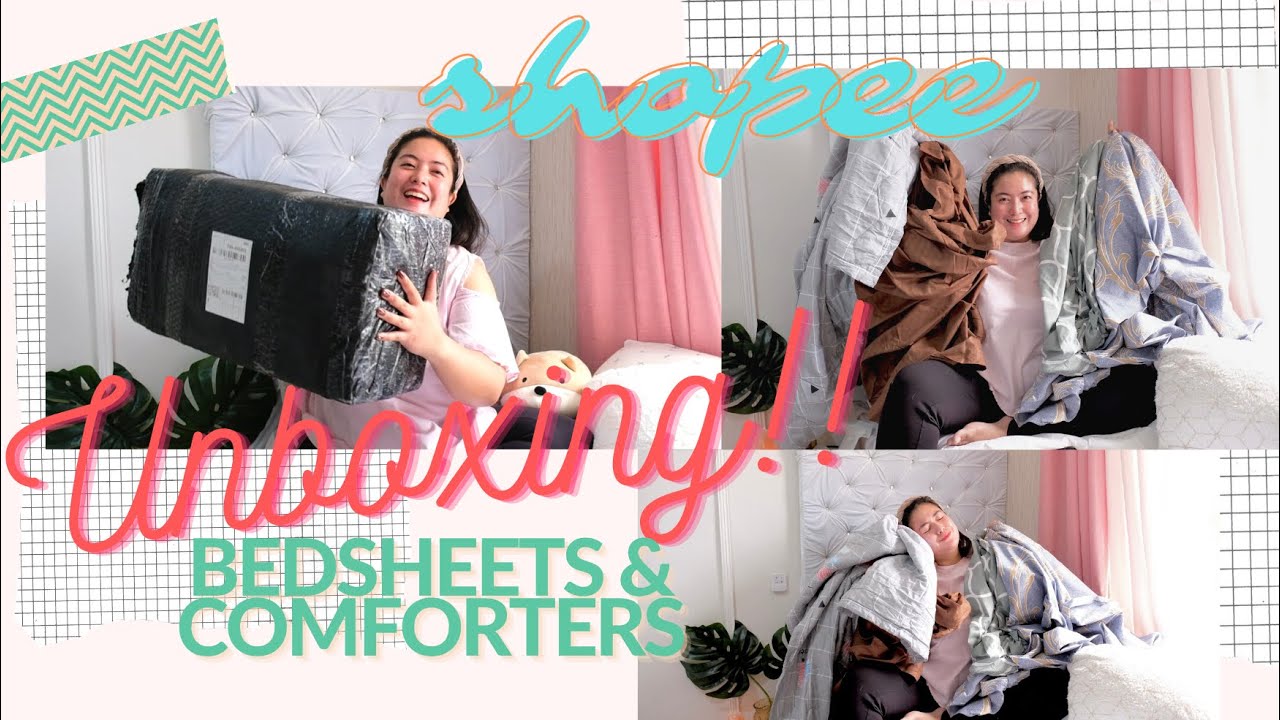 UNBOXING AFFORDABLE BEDSHEETS & COMFORTERS FROM SLEEPY THREADS - YouTube