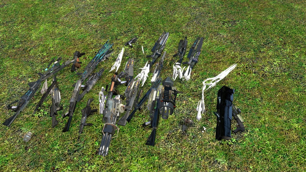 Gmod-Darken217's SciFi Weapons showcase - YouTube