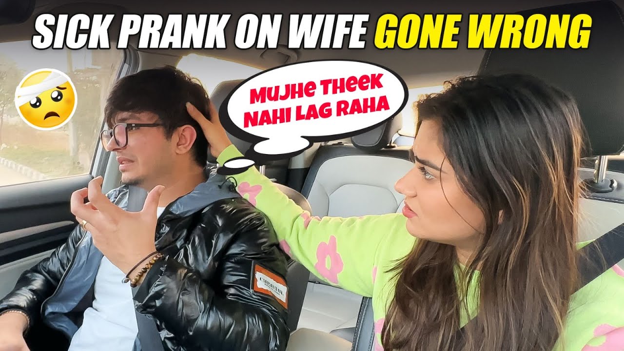 Sick Prank On Wife Gone Wrong! | @tanshivlogs - YouTube