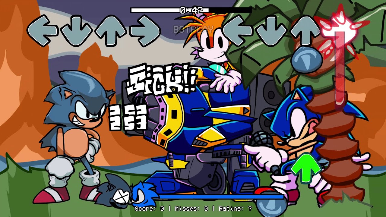 Friday Night Funkin: Sonic VS Extra Life Sonic (Rematch) - YouTube