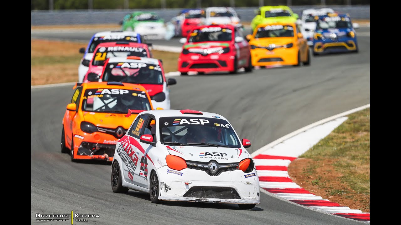 Mixa (Twingo Cup) -Grobnik 2022.07.23 Race 1 - Onboard + Data overlay ...