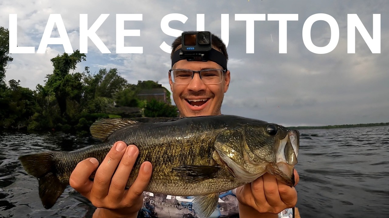 FISHING FOR BIG LARGEMOUTH BASS AT (LAKE SUTTON).!!!!!! - YouTube