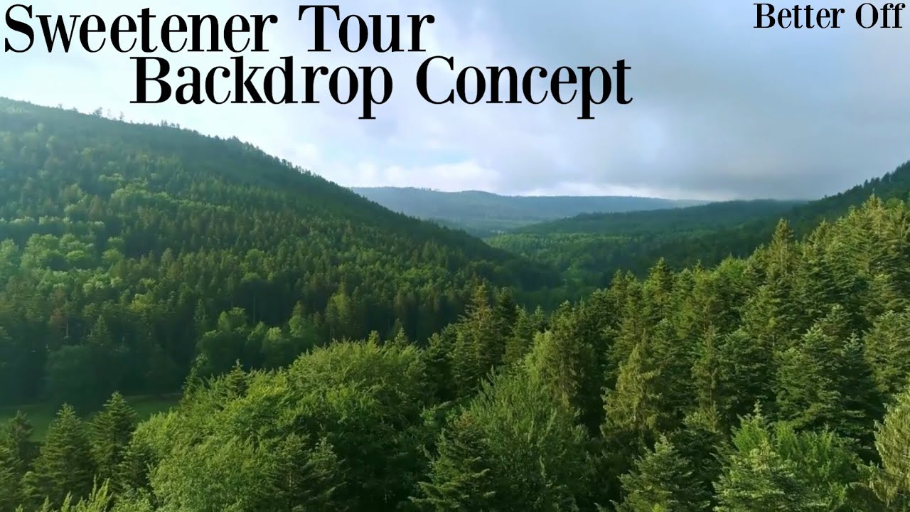 Better Off - Sweetener Tour Backdrop Concepts - YouTube