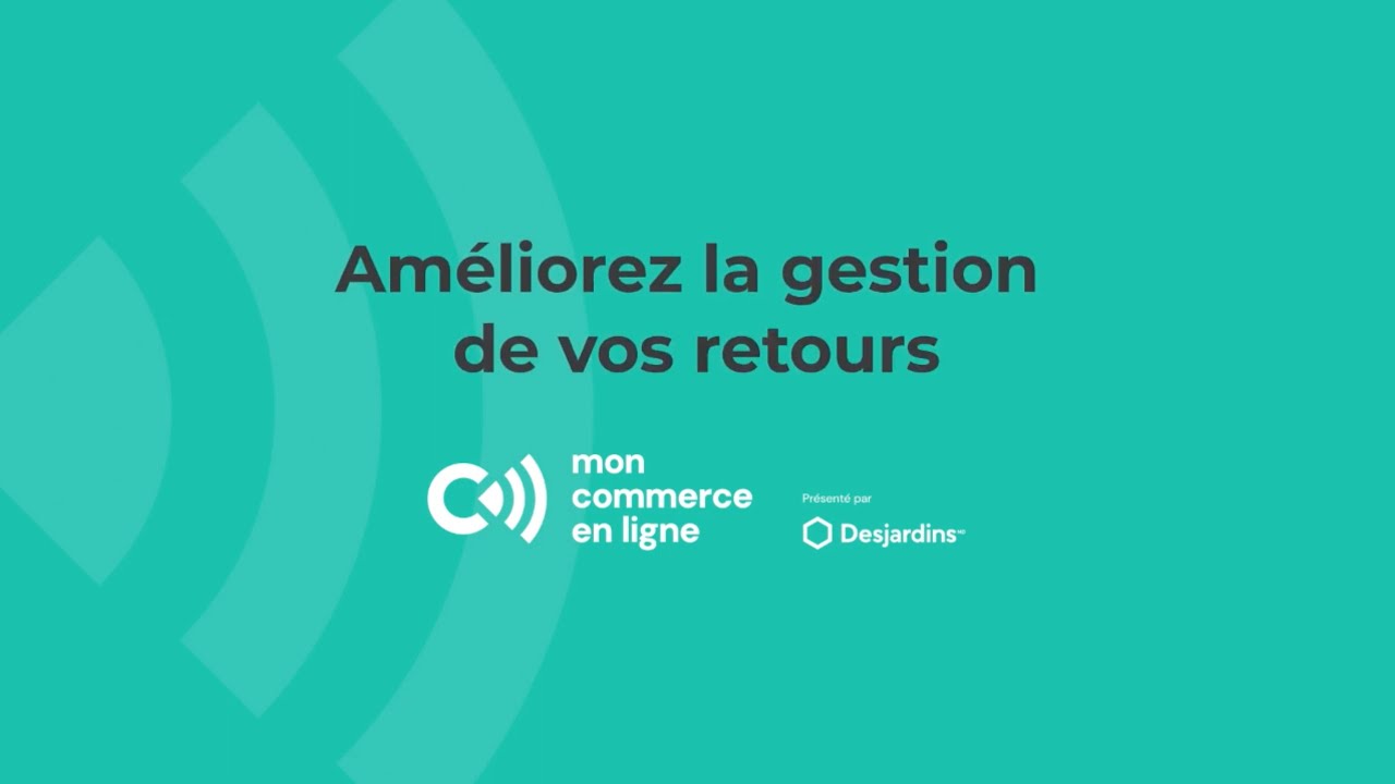 Améliorer la gestion des retours - YouTube