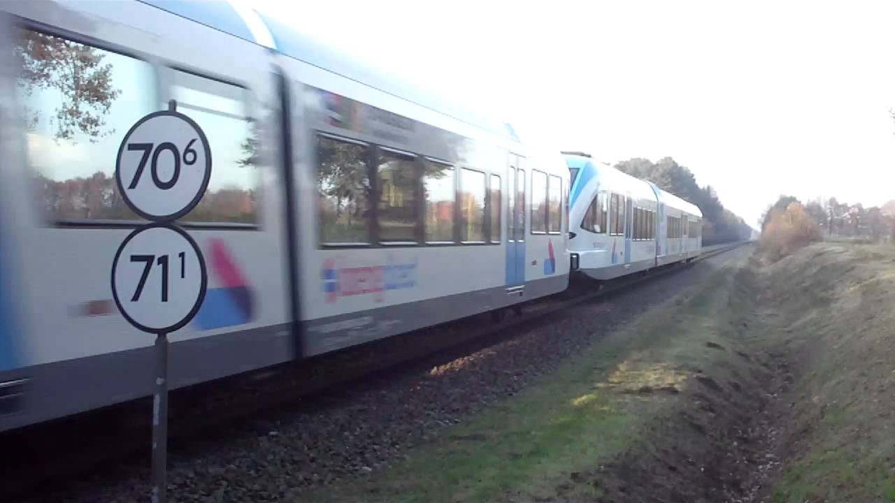 Breng Direct GTW Trains Transfer Run at Grubbenvorst NL - YouTube
